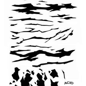 Acid Tactical® 3 Pack 9x14 Camouflage Airbrush Spray Paint Wall Vinyl ...