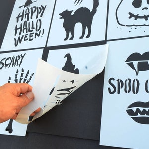 Large Halloween Craft Painting Stencils Airbrush Spray Paint - Etsy