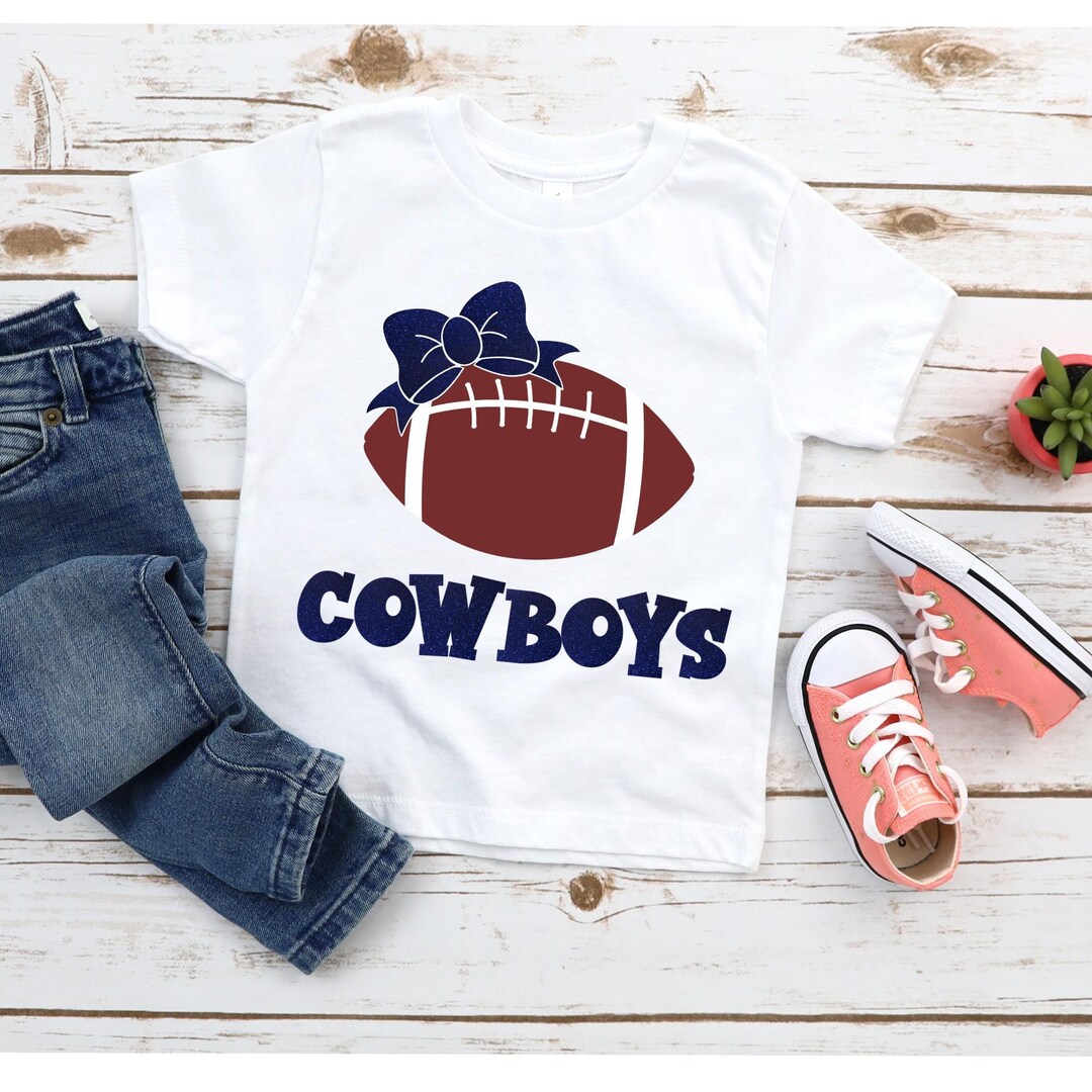 Football Toddler Girl Shirt, Game Day Girl Football Shirt, Custom ...