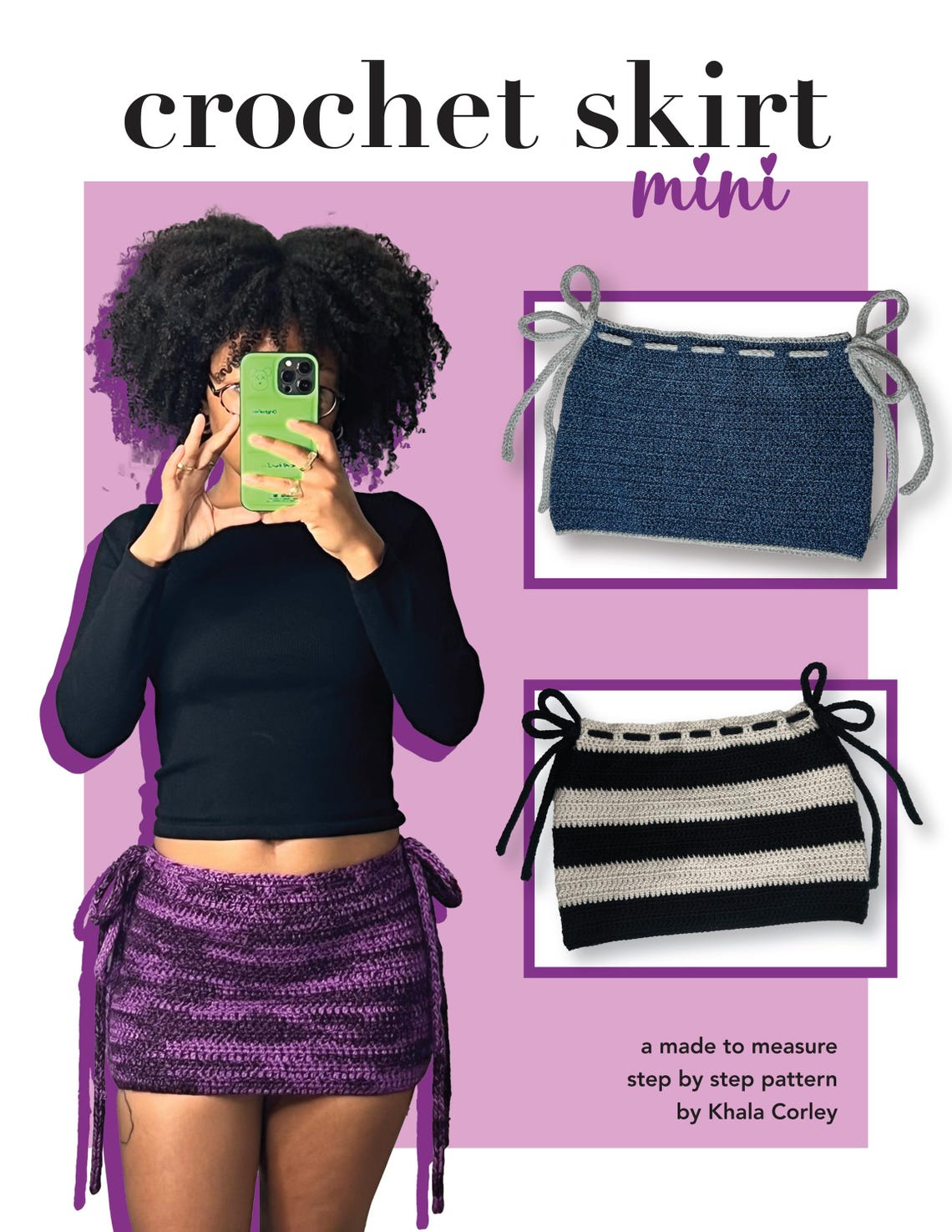 Step by Step Crochet Mini Skirt Pattern - Etsy