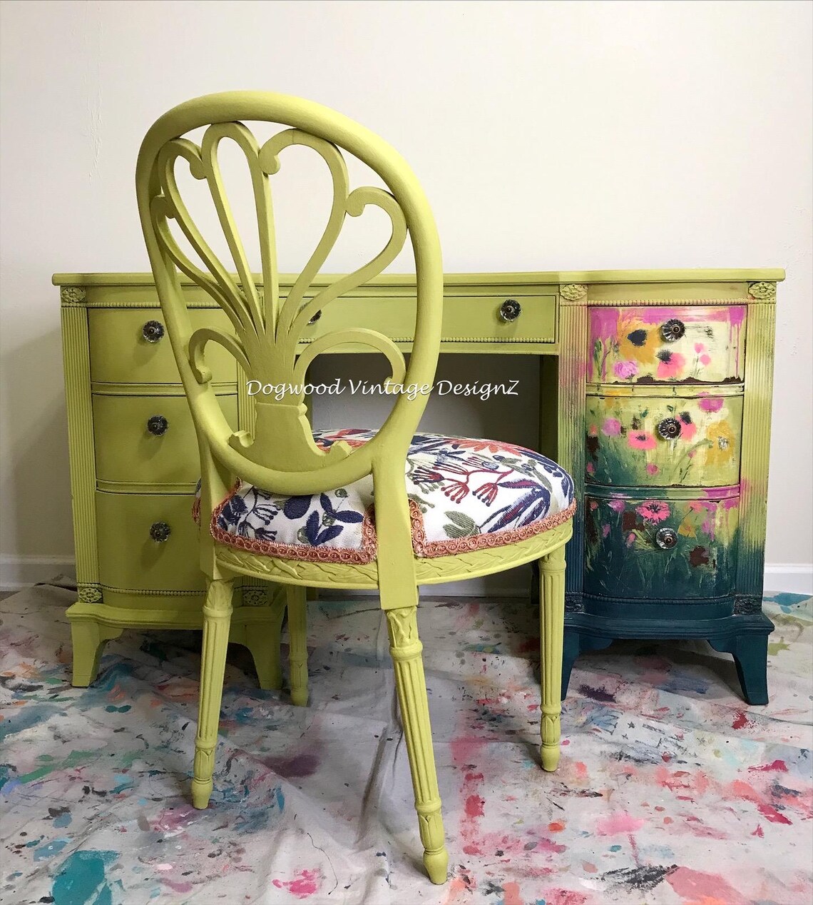 Bright and Beautiful Upholstered Chair - Etsy