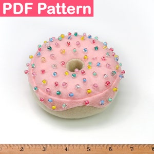 PDF Pattern for Donut Plushie – Doughnut Plushie – Felt Food Crafts ...