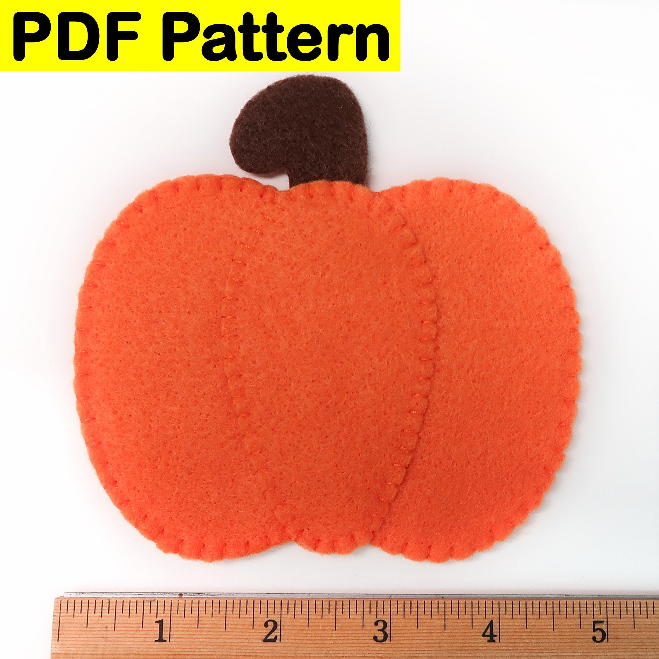 PDF Pattern for Fall Felt Crafts Pumpkin Pumpkin Spice - Etsy Canada