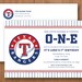 Texas Rangers Birthday Invitation, Rangers Baseball Team, Texas Rangers ...