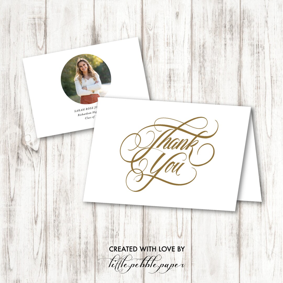 Graduation Thank You Cards, Custom Graduation Thank You Notes ...