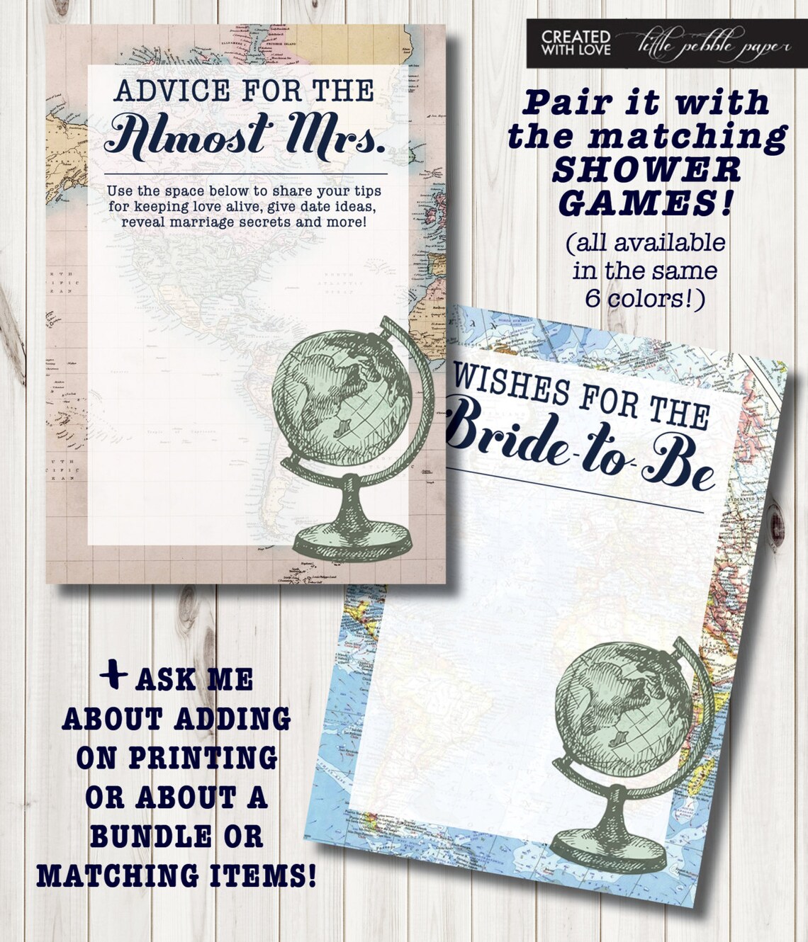 Favorite Memory of the Bride Game Bridal Shower Games Travel | Etsy