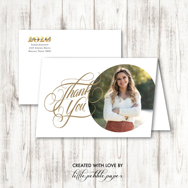 Graduation Thank You Cards Custom Graduation Thank You Notes - Etsy