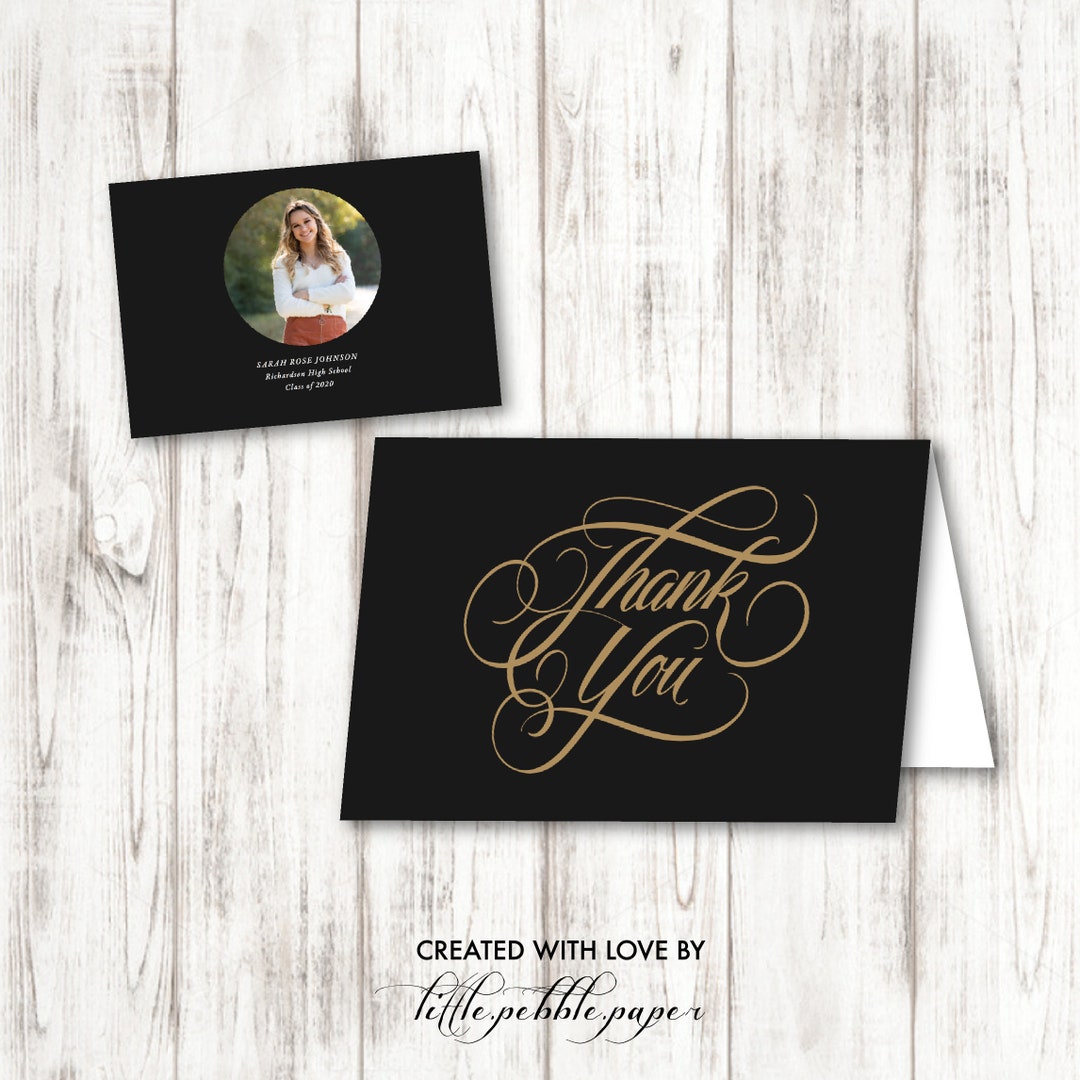Graduation Thank You Cards, Custom Graduation Thank You Notes ...