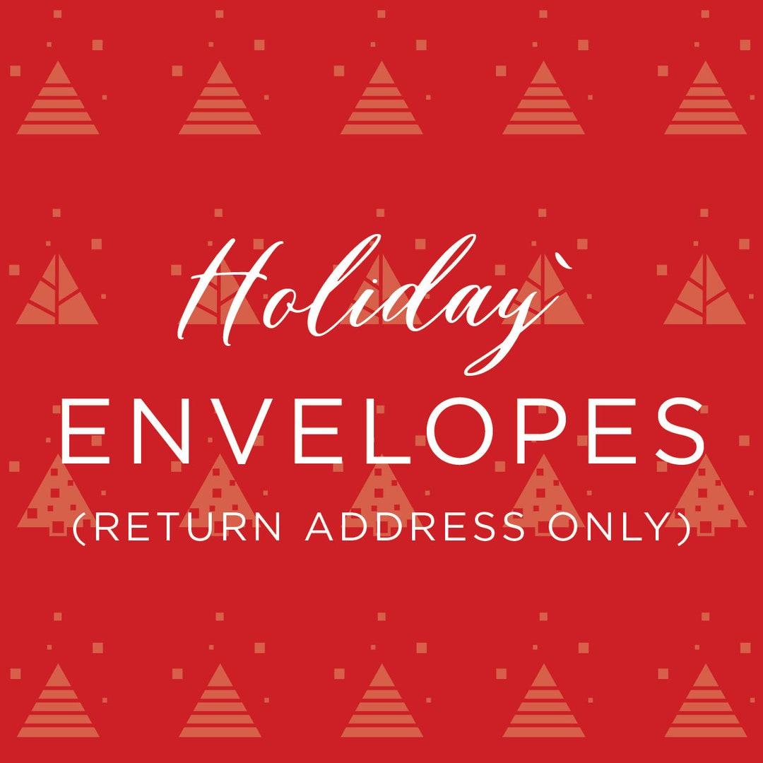 Custom Pre-addressed Envelopes, Return Address Only, Custom Envelopes ...