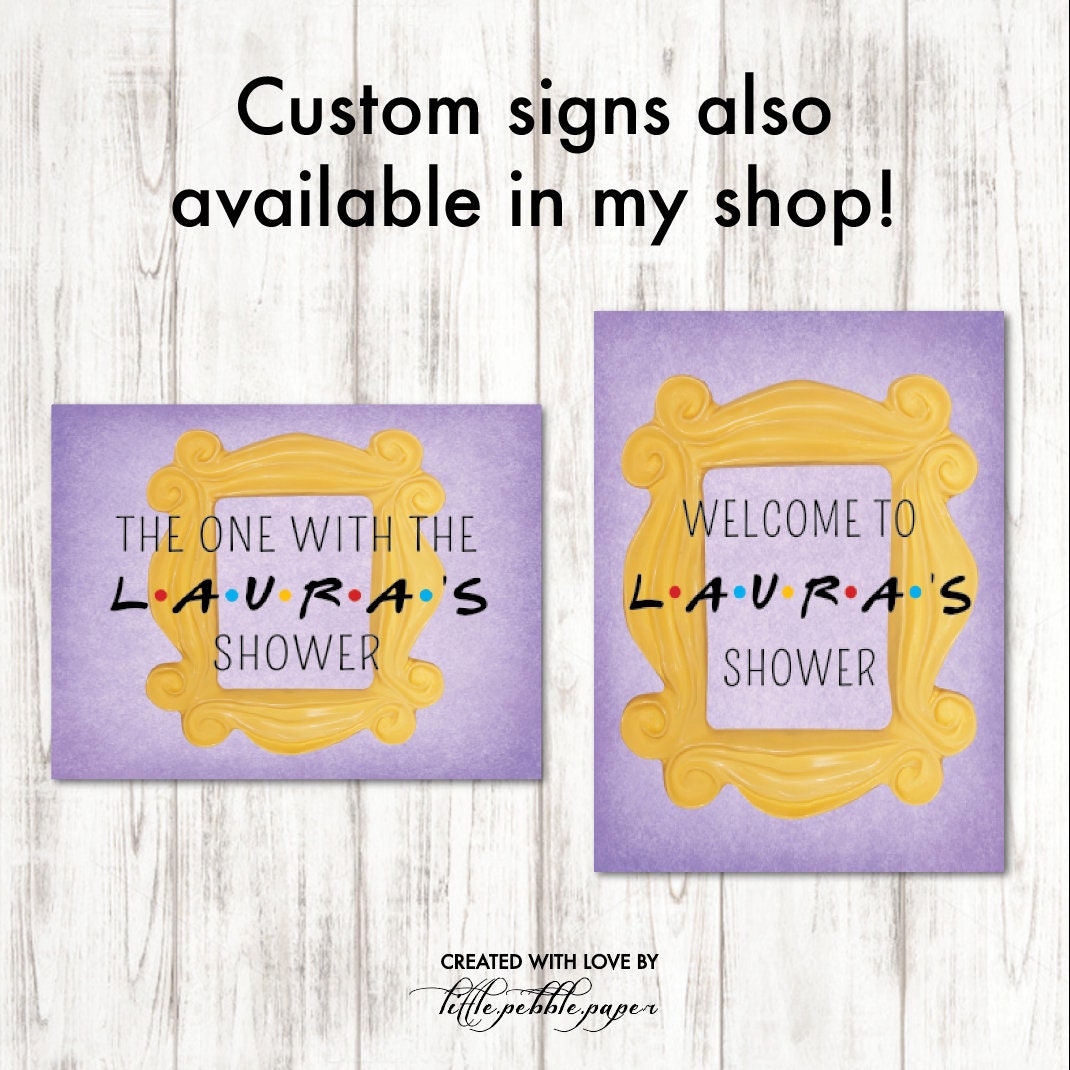 FRIENDS Party Favors Sign PRINTABLE FRIENDS Favor Table Sign - Etsy