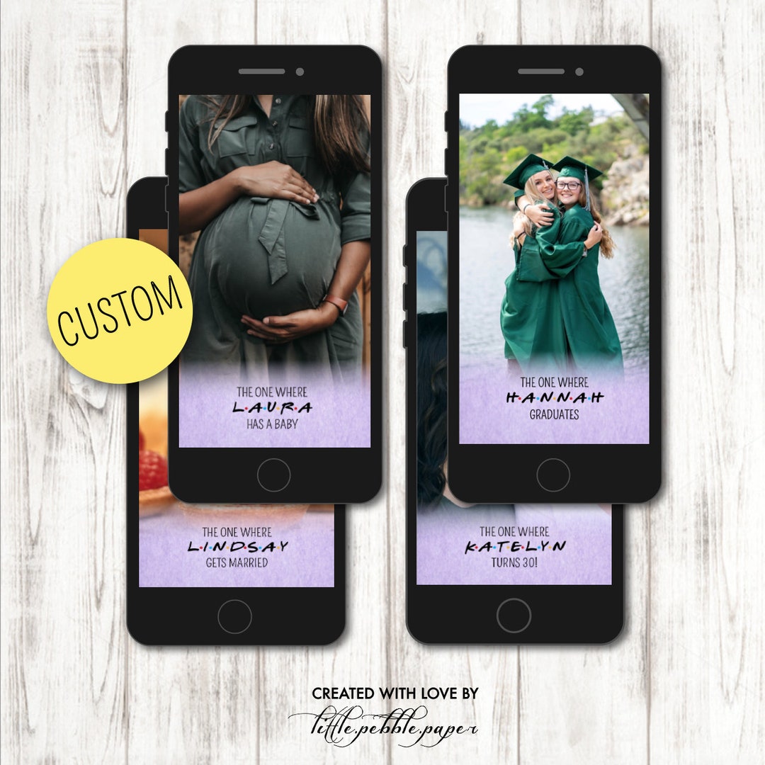 FRIENDS Custom Snapchat Filter, Graduation Snapchat Filter, Friends ...