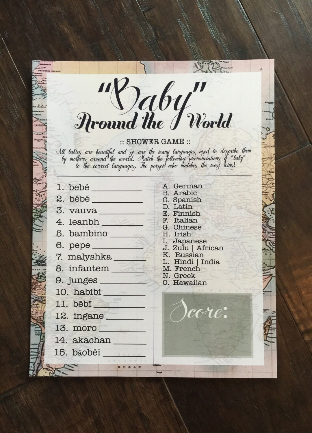 Welcome to the World Baby Shower Printable Baby Girl Shower | Etsy