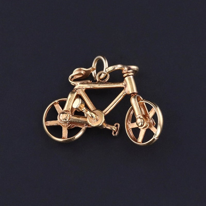 Bicycle Charm - Etsy