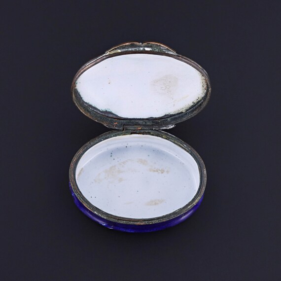 Antique Georgian Enamel Patch Box - Gem