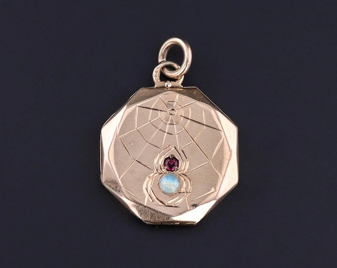 Antique Spider Locket of 14k Gold - Etsy