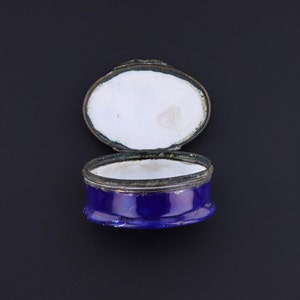 Antique Georgian Enamel Patch Box - Etsy
