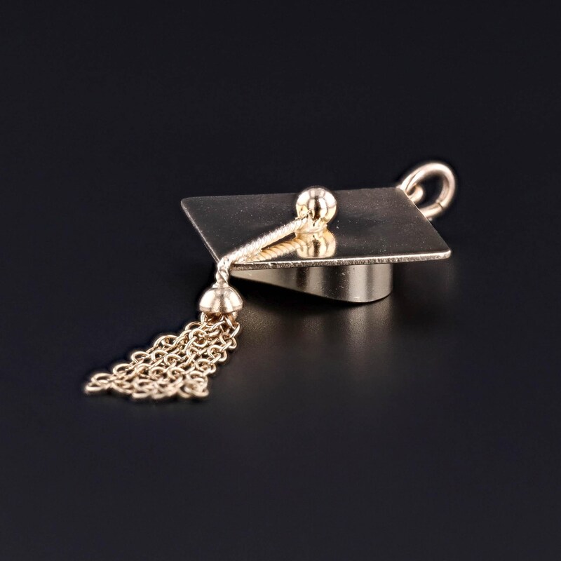 Graduation Cap Charm - Etsy