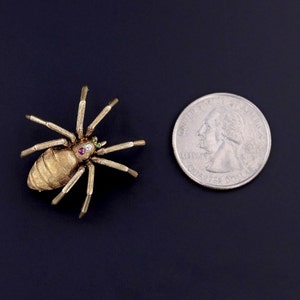 Antique Riker Brothers Spider Brooch - Etsy