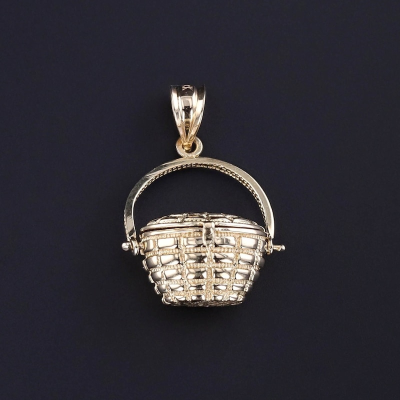 Basket Pendant - Etsy