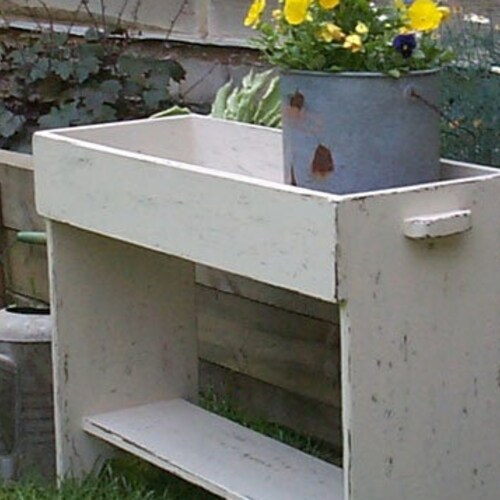 ETWN185 Prim Bucket Crock Bench Pattern - Etsy