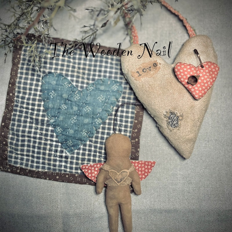 Primitive Valentine - Etsy