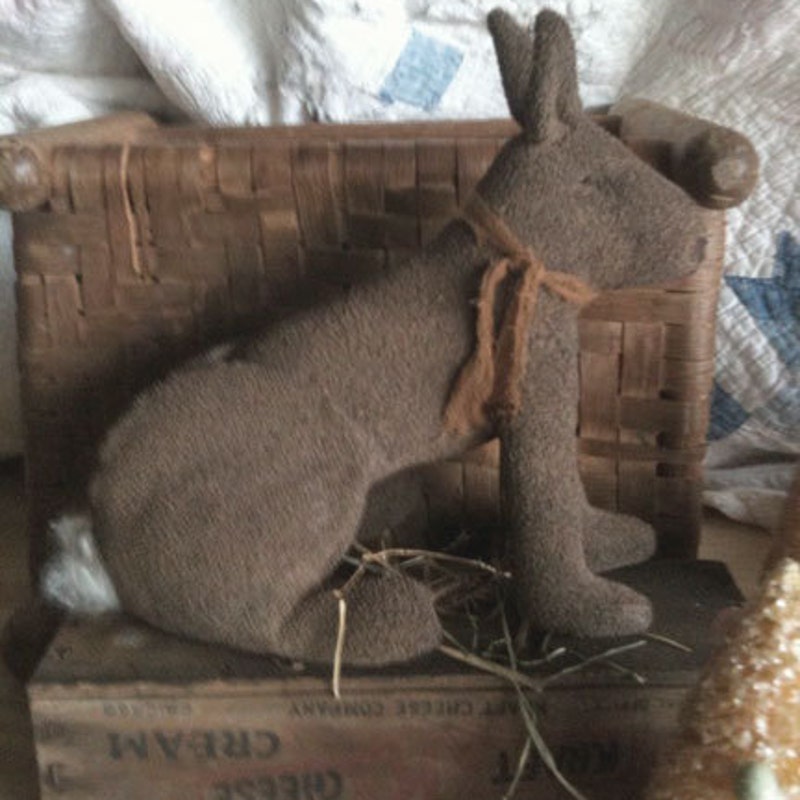 Primitive Rabbit - Etsy