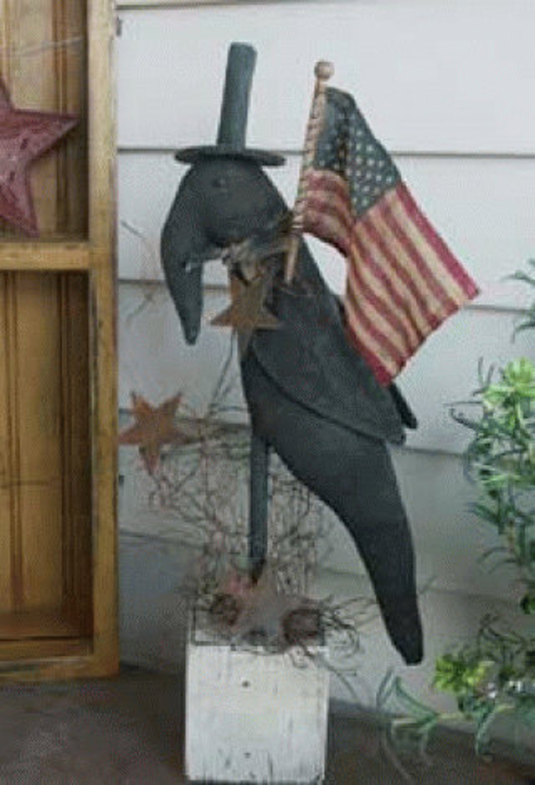 ETBC121 Primitive Americana Crow Epattern - Etsy
