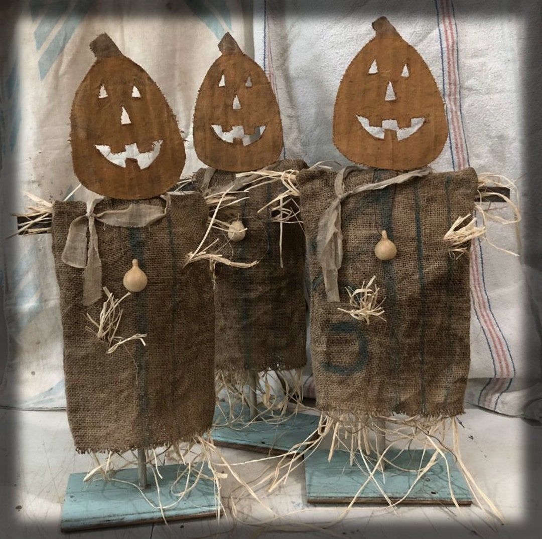 ETBC179 Prim Scarecrow Jack E-pattern - Etsy
