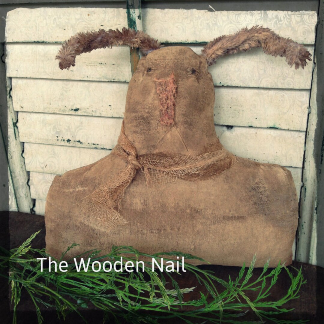 ETBC161 Primitive Stump Rabbit Bunny Epattern - Etsy