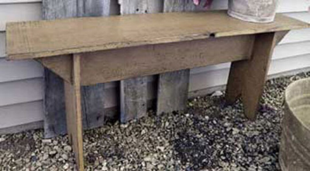 ETWN134 Primitive Simple Porch Bench PATTERN/PLAN - Etsy