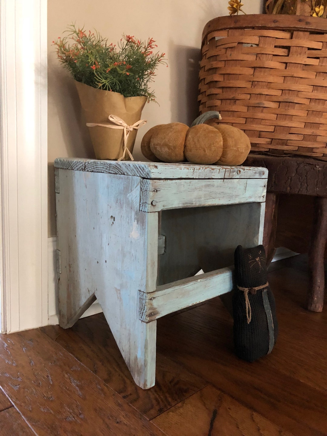 ETWN184 Prim Barn Stool PATTERN PLAN - Etsy