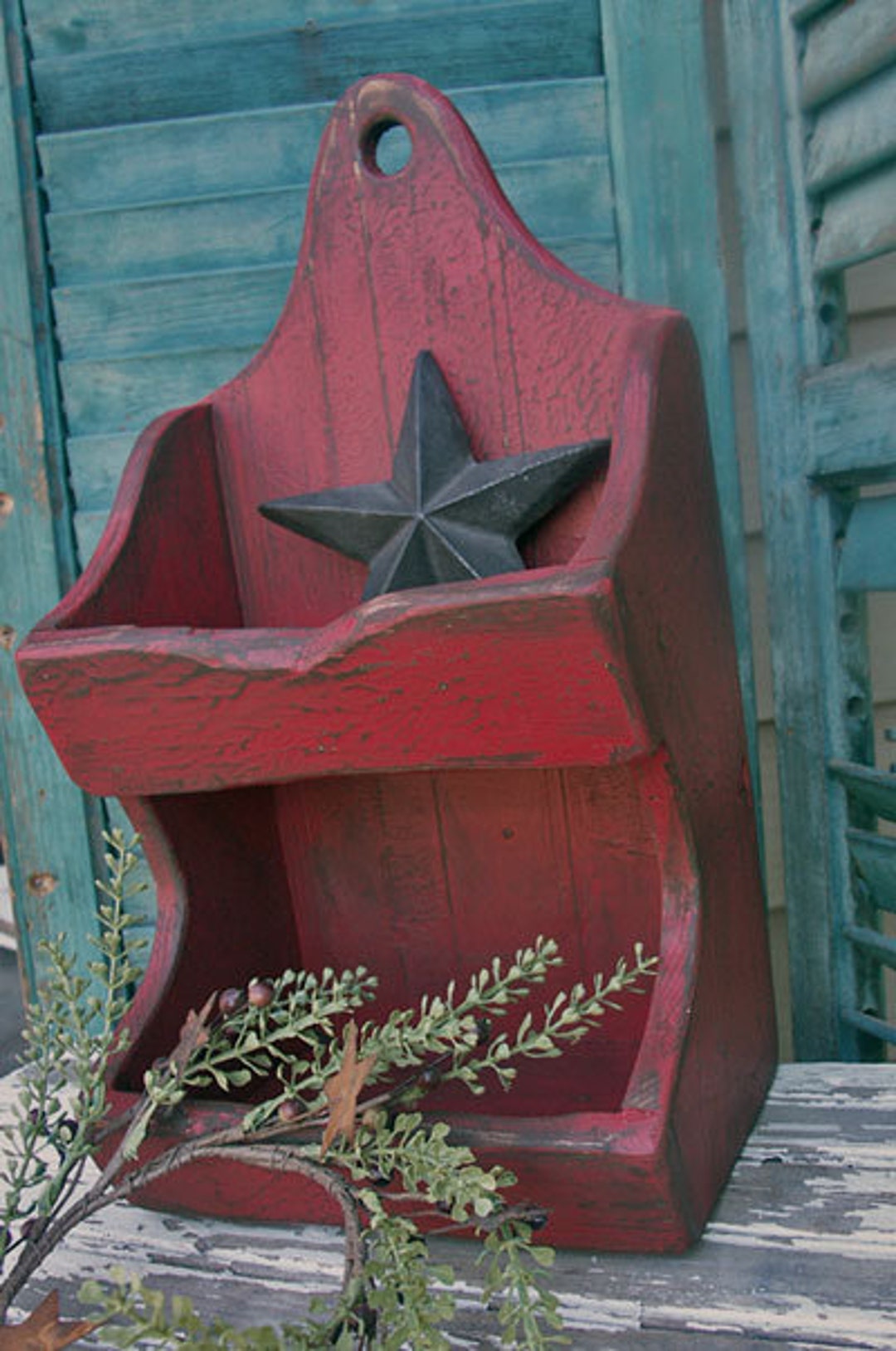 ETWN155 Primitive Wall Shelf Box PATTERN/PLAN - Etsy