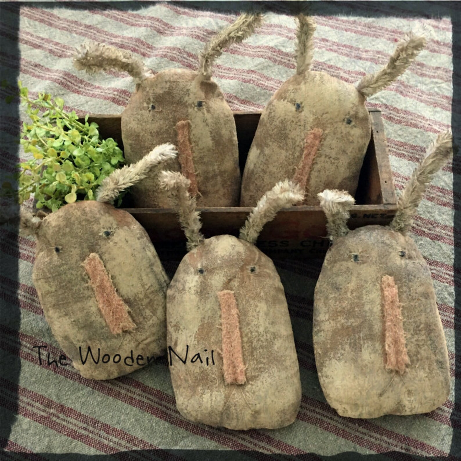 ETBC168 Prim Bunny Head Epattern - Etsy