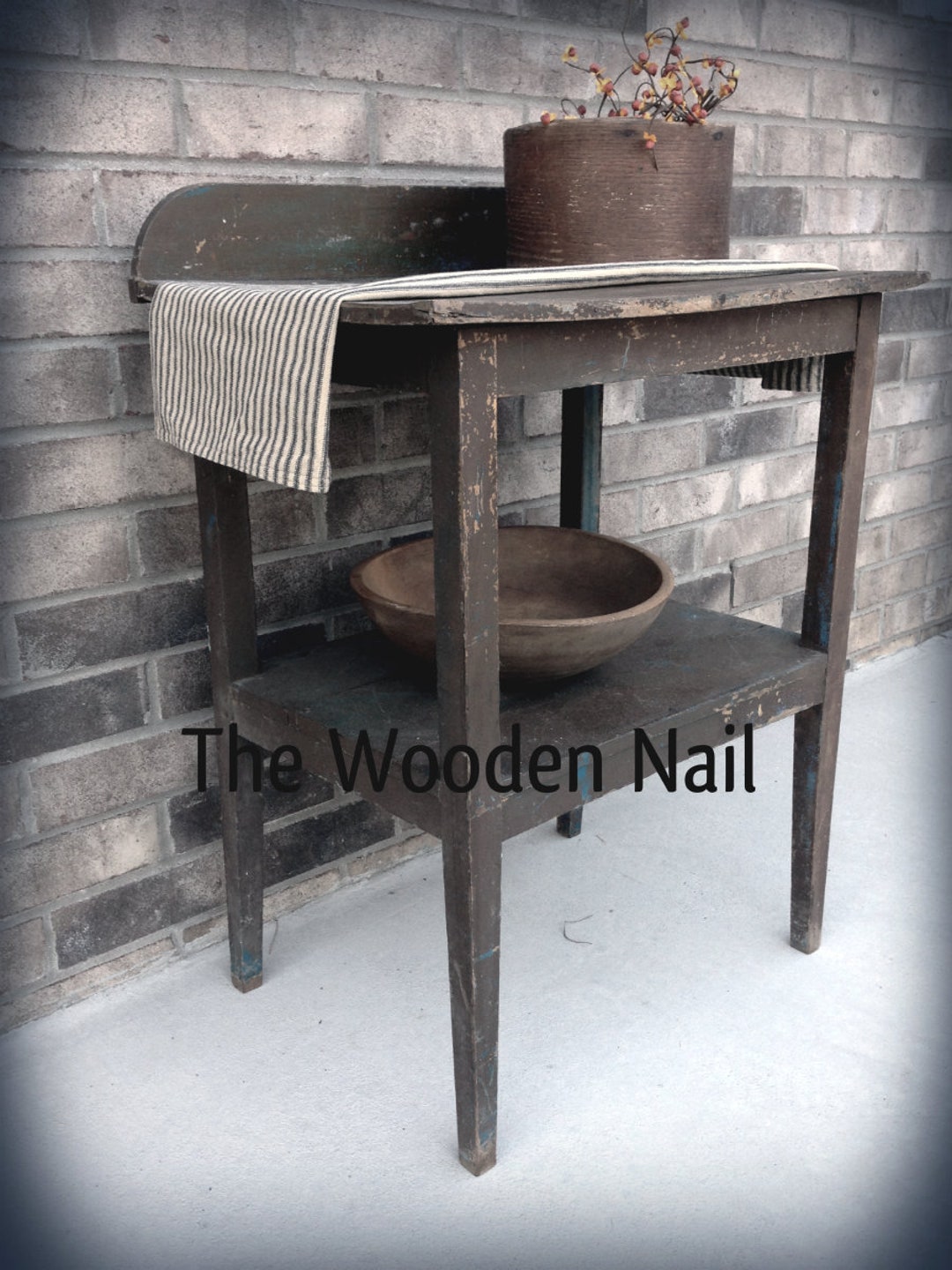 ETWN164 Prim Washstand Table Bench PATTERN/PLAN - Etsy