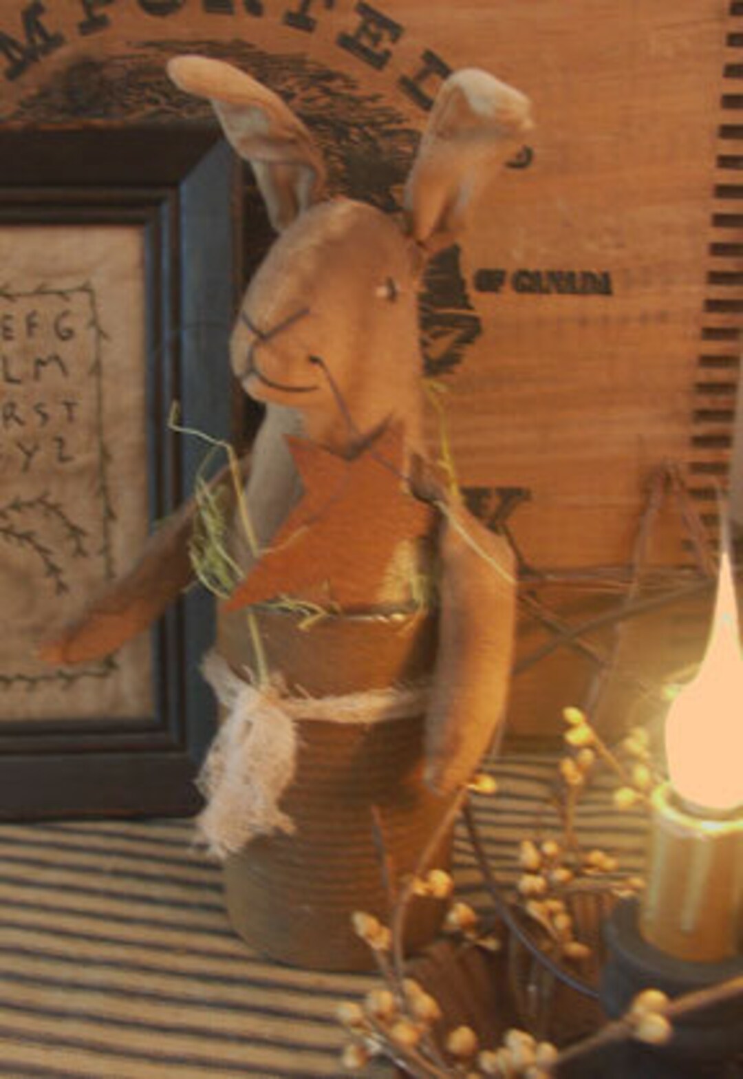 ETBC140 Prim Rabbit Bunny Epattern - Etsy