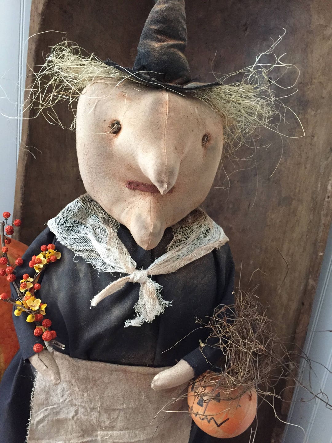 ETBC154 Prim Grungy Witch E-pattern - Etsy