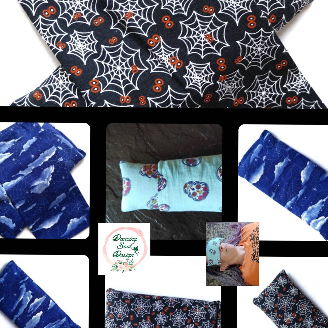 Reusable Eye Pillow Hot and Cold Pack Halloween Eye Pillow - Etsy