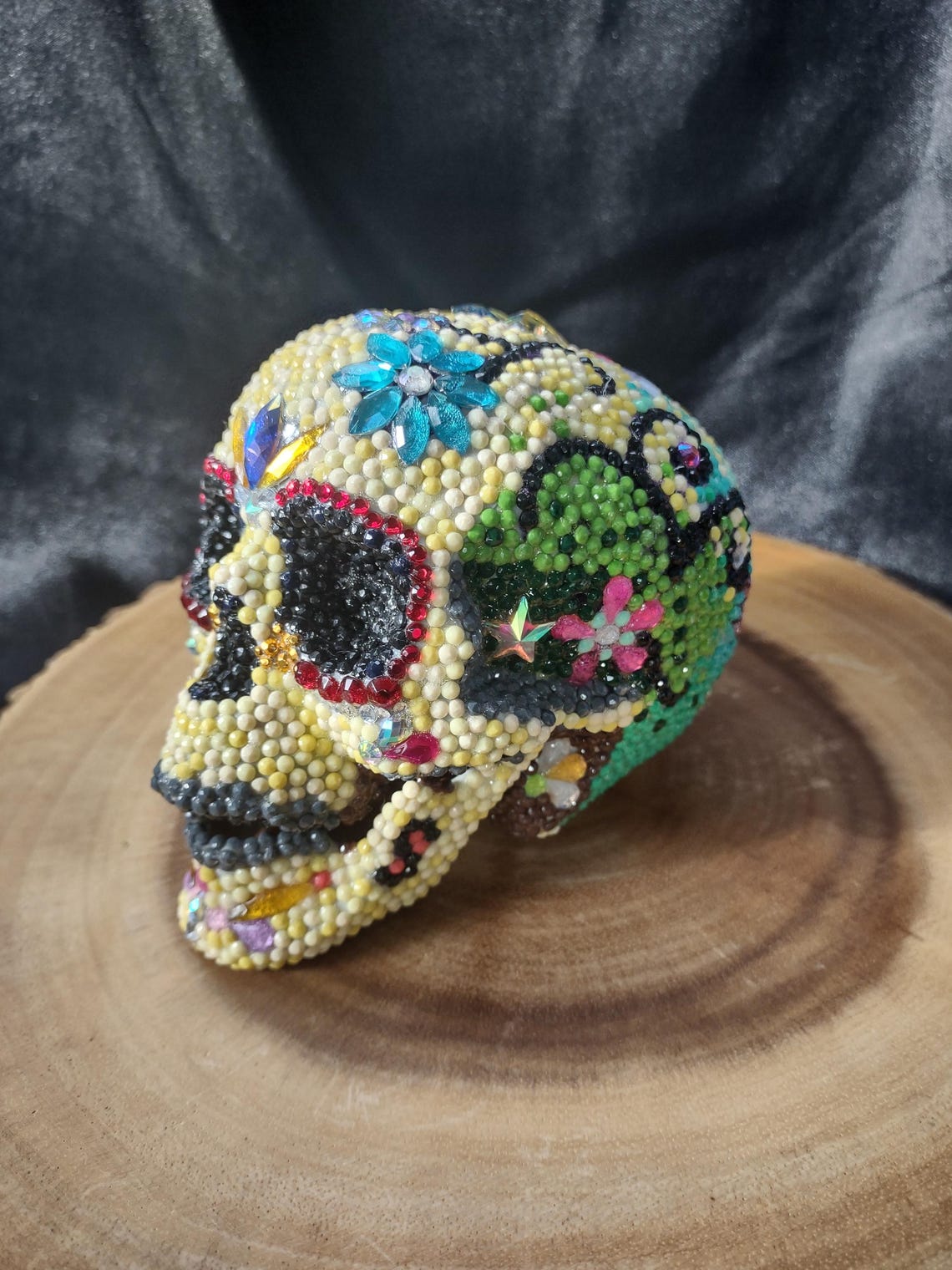 Bejewelled Skull, Gem Skull, Sparkle Skeleton Head, Bling Skull - Etsy