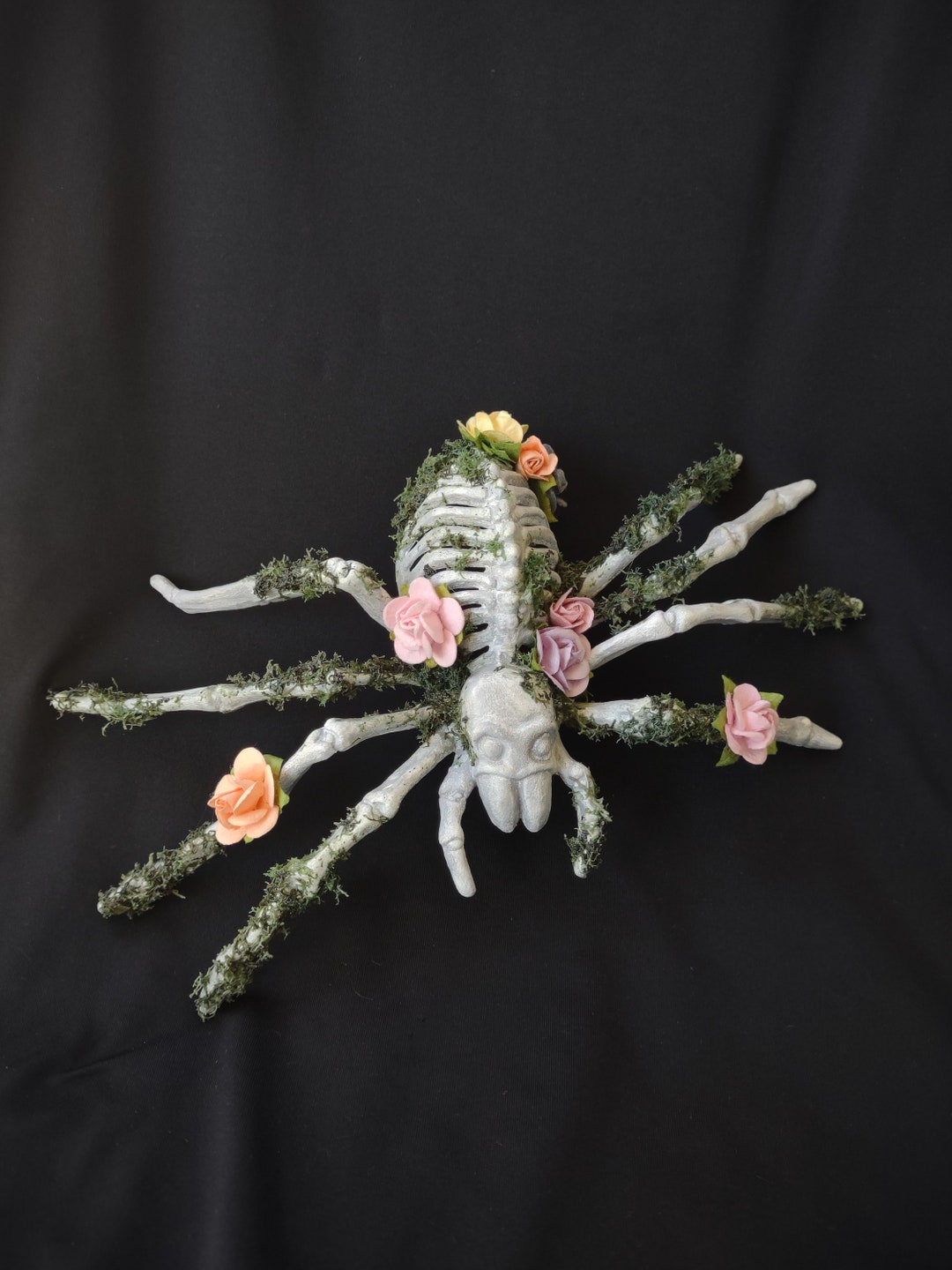 Spider, Day of the Dead Spider, Dia De Los Muertos Spider, Flower Goth ...