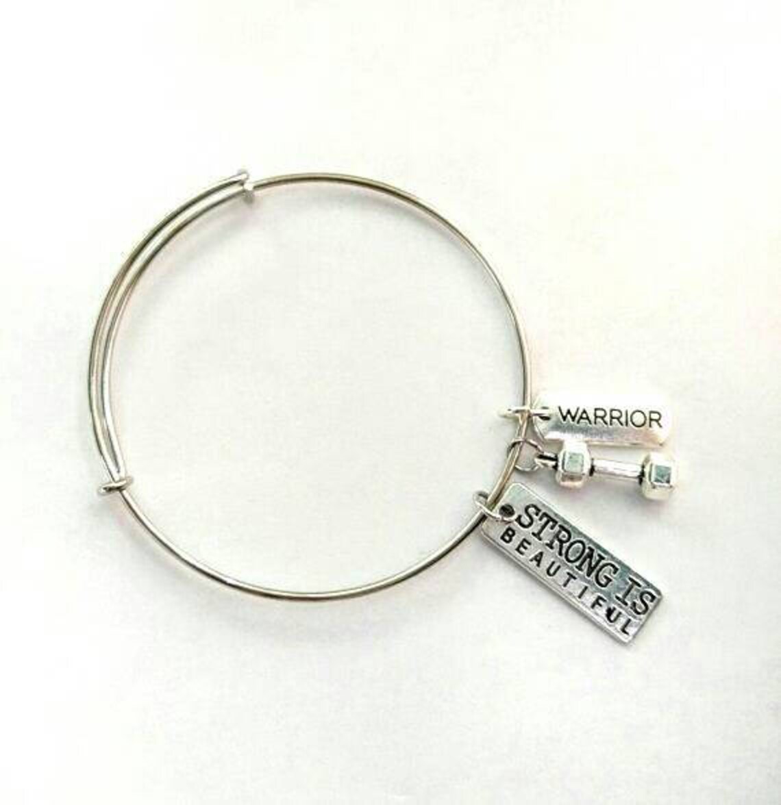Workout Jewelry, Warrior Bracelet, Strong is BEAUTIFUL Bracelet ...