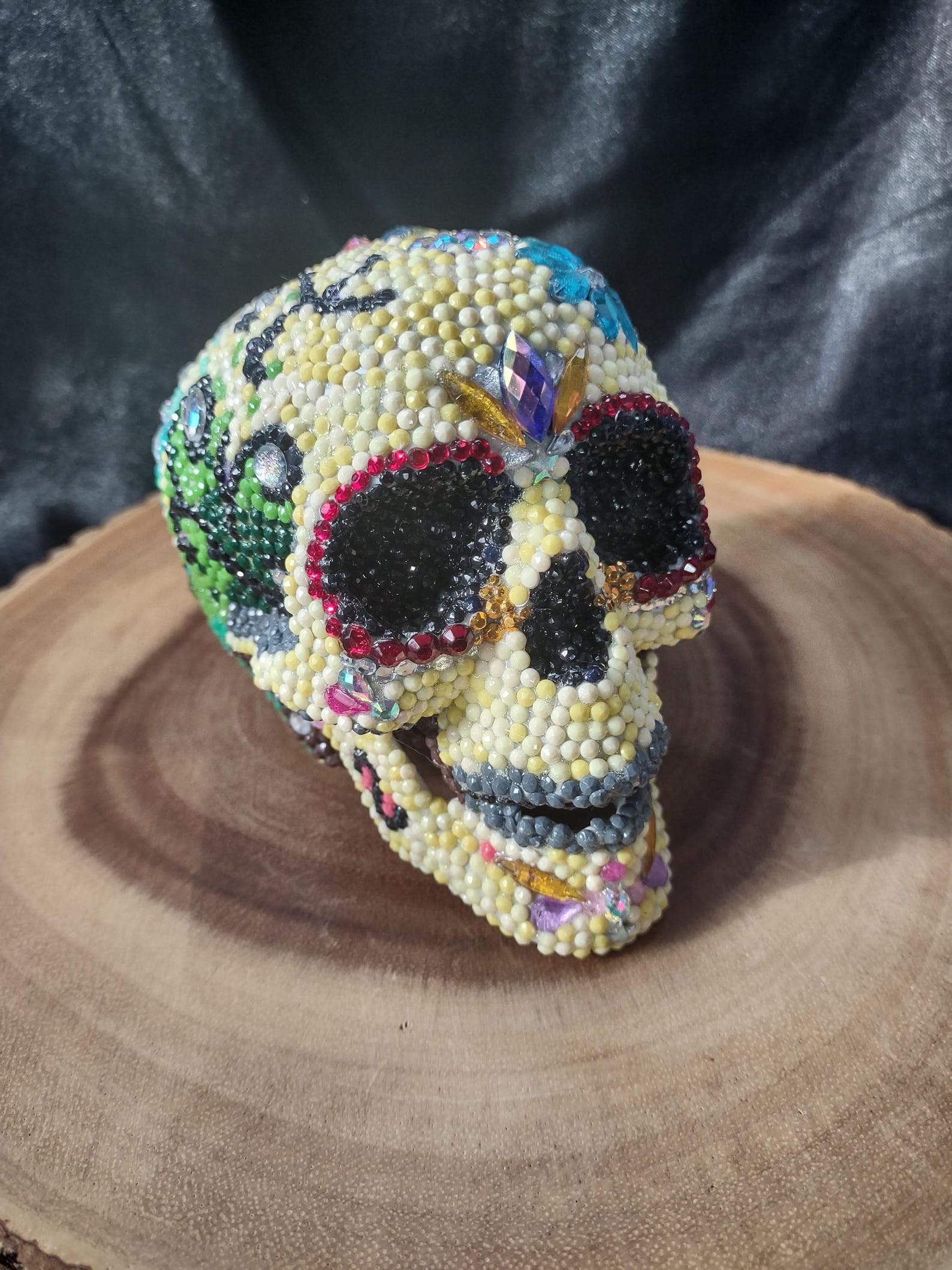 Bejewelled Skull, Gem Skull, Sparkle Skeleton Head, Bling Skull - Etsy
