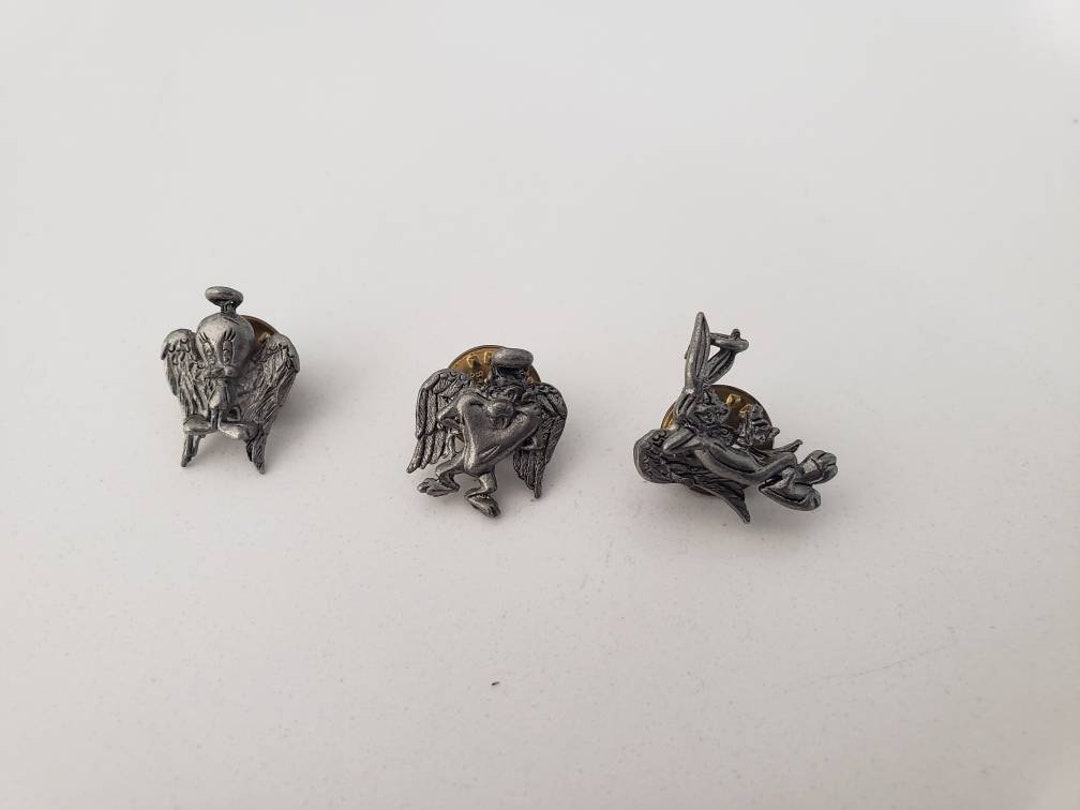 Bugs Bunny, Tweety Bird and Taz Pewter Push Pins - Etsy