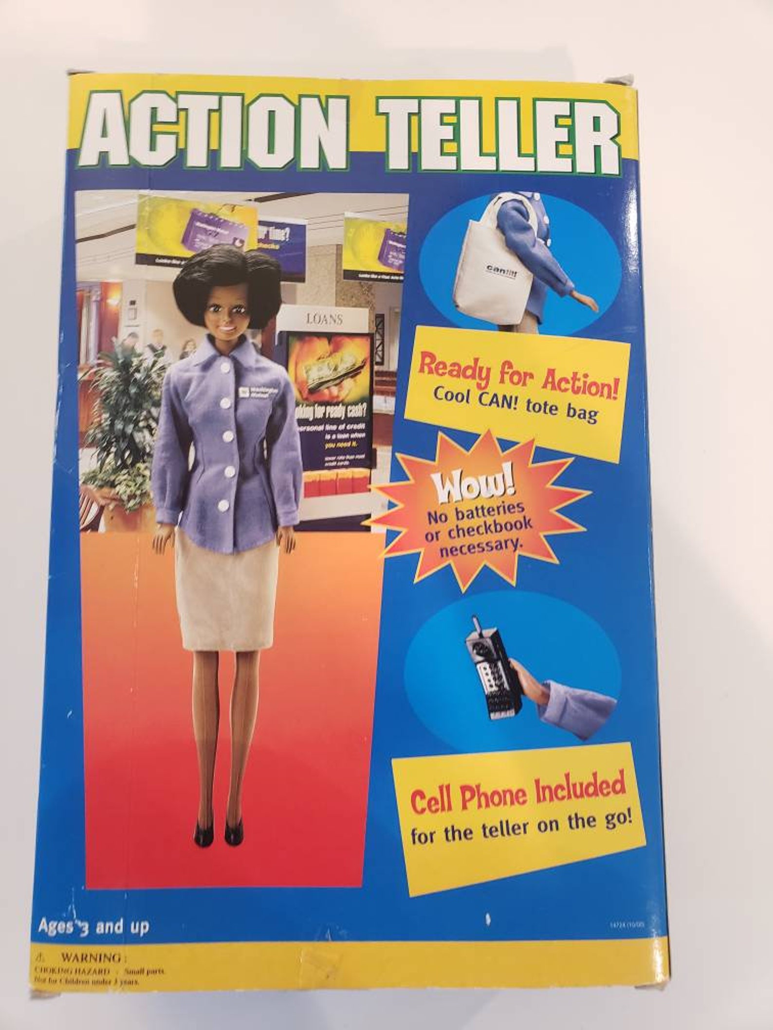 Washington Mutual Action Teller Doll - Etsy