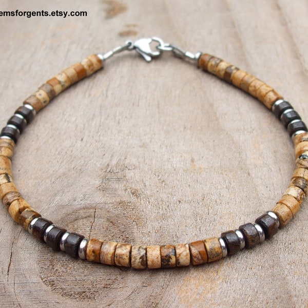 Men Beaded Bracelet - Etsy