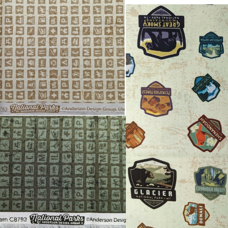 National Park Fabric - Etsy