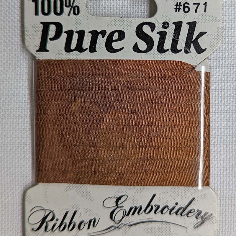 Silk Ribbon 4mm - Etsy