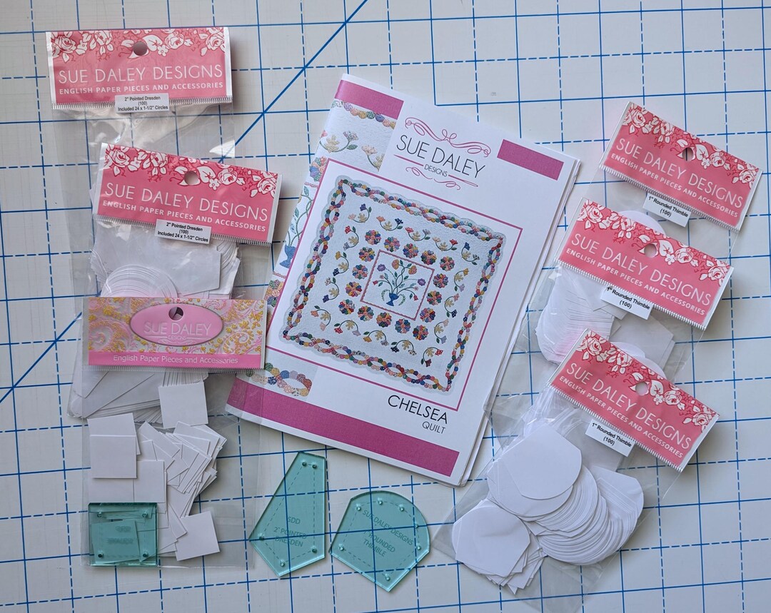 Sue Daley Designs Pattern for "chelsea" Quilt Including Templates and ...