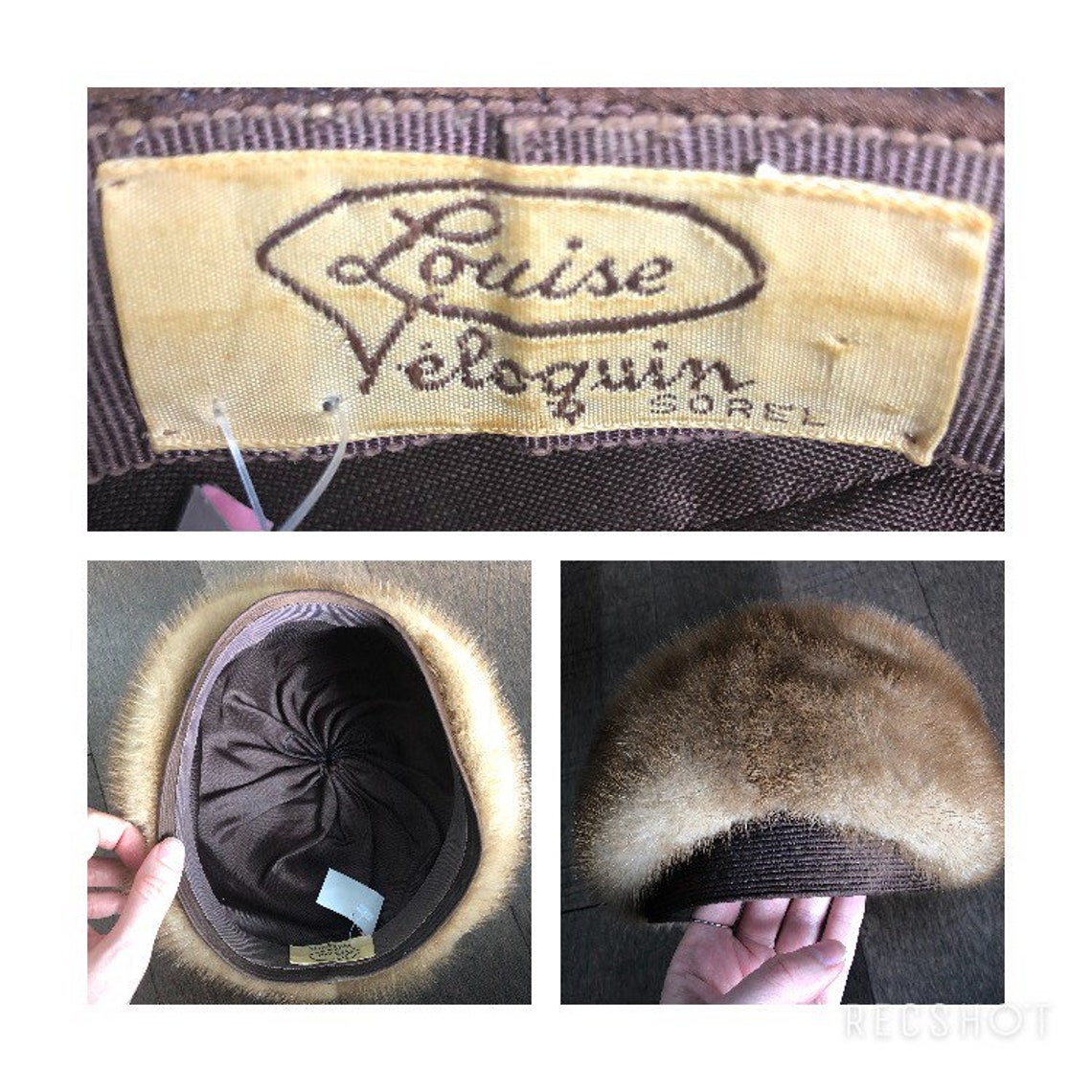 60's Genuine Mink Fur Round Hat With Mink Paws and Claws - Etsy Canada