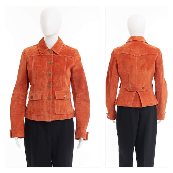 Burnt Orange Suede - Etsy