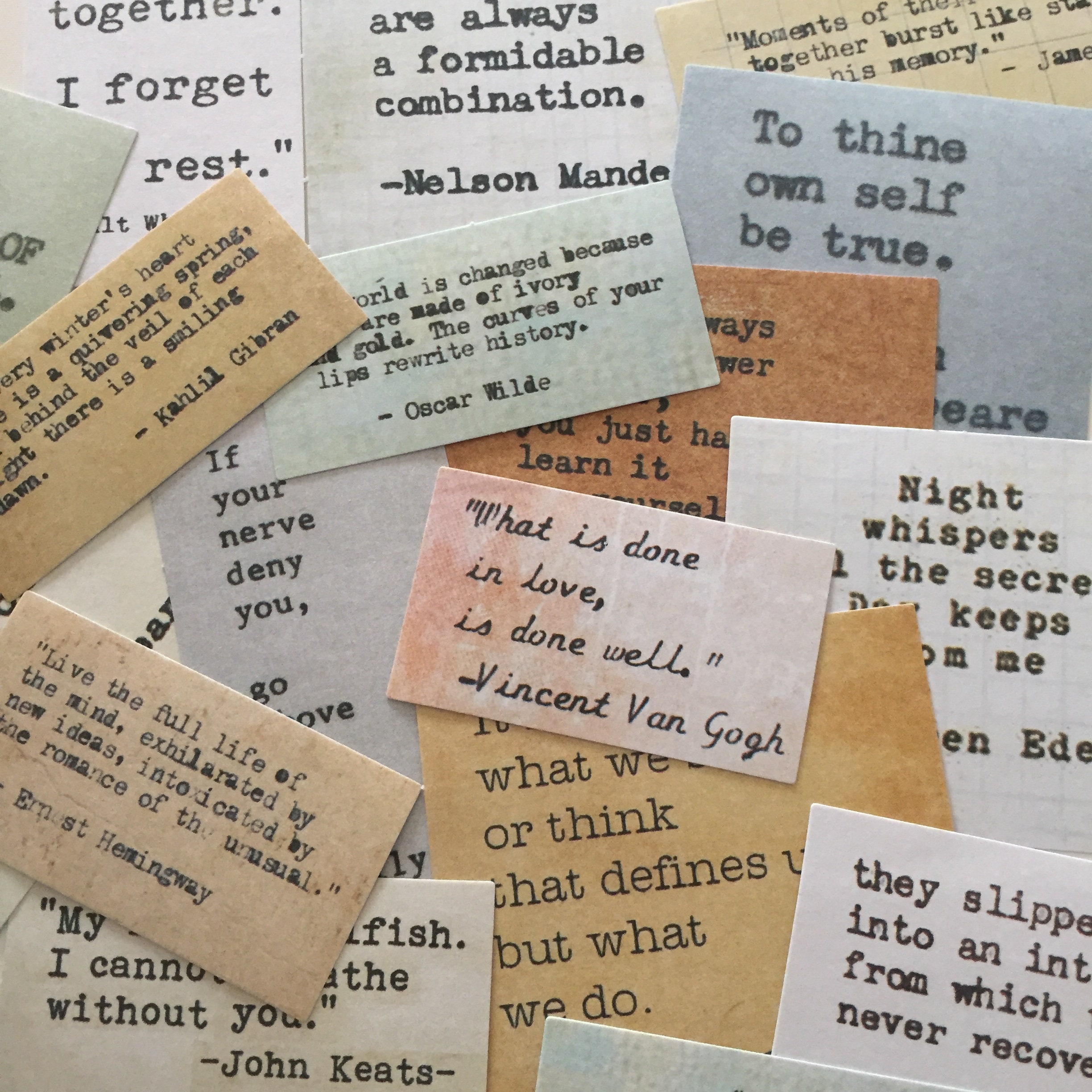 Book Quotes Stickers Typewriting Planner Stickers Famous - Etsy UK